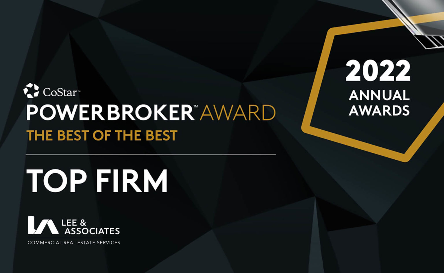 Lee & Associates Vancouver Receives 2022 CoStar Power Broker Awards ...